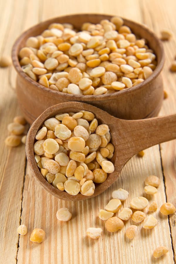 Yellow dry split peas stock image. Image of plant, organic - 53397451