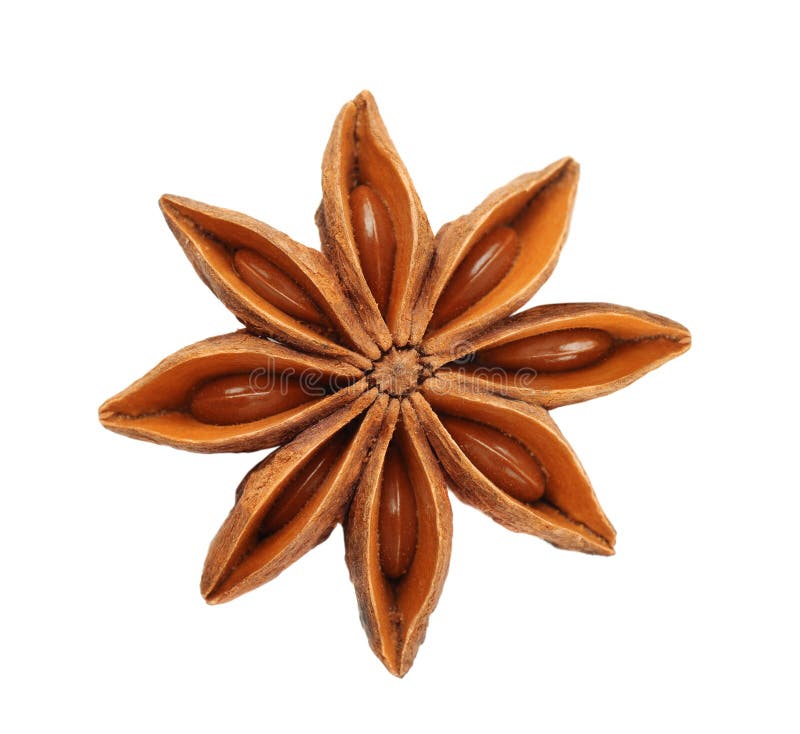 Dry star anise fruit stock image. Image of flavoring - 134039667