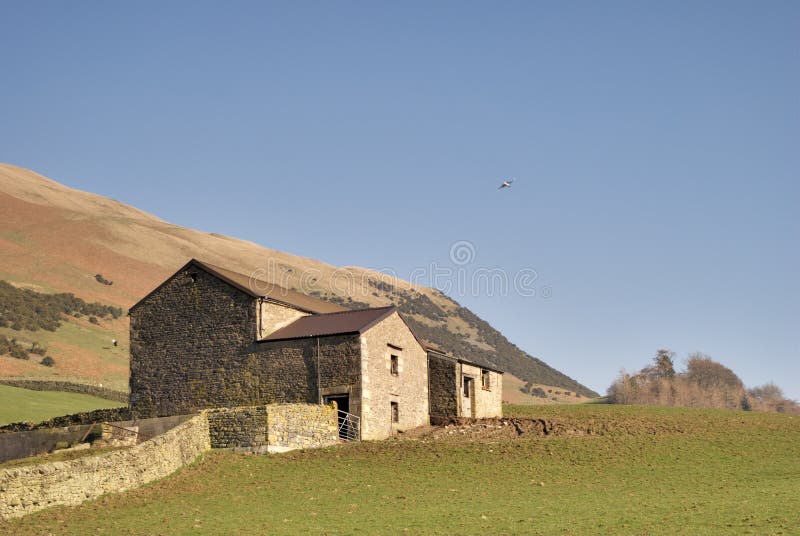 Dry Stone Wall And Barn Picture. Image: 4599001