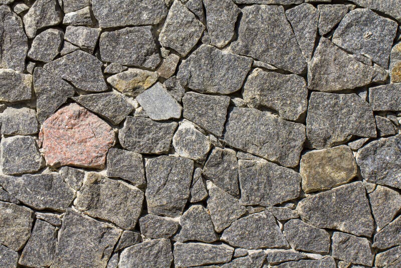 Dry Stone Wall Texture Background Stock Photo - Image of gray, fence ...
