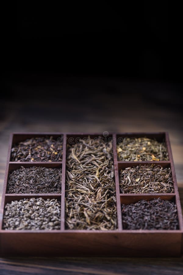 Dry tea stock photo. Image of organic, black, pile, heap - 54239064