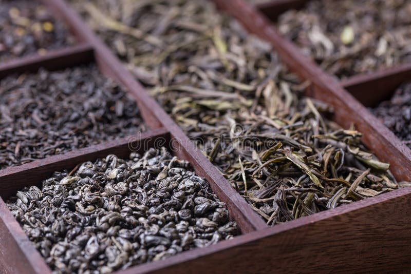 Dry tea leaves stock photo. Image of natural, collection - 54346990