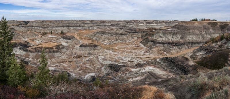 Dry Terrain with Sedimentary Rocks and Orange Color Stock Image - Image ...