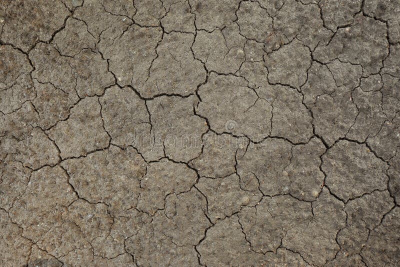 Dry Textured Ground Surface As Background, Top View. Stock Photo ...