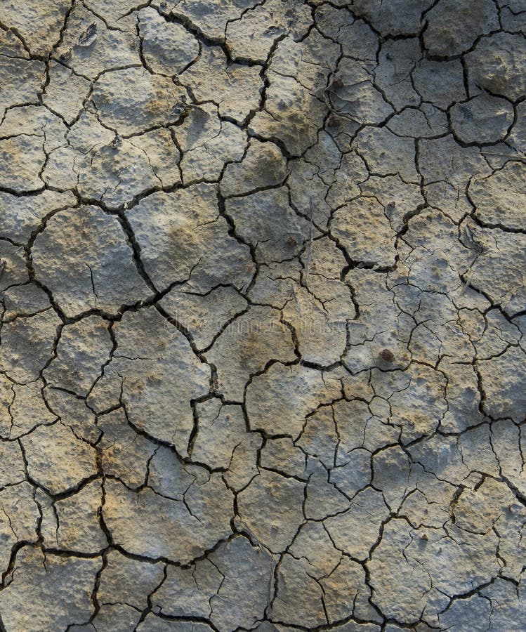 Dry Textured Sand and Rocky Showing Effects of Moisture Removed Stock ...