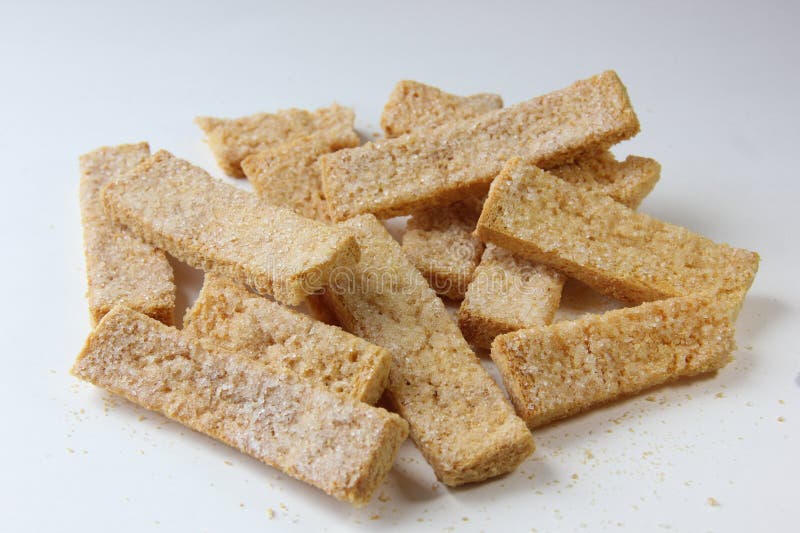 Dry toasted bread stock photo. Image of sprinkling, brown - 307600842