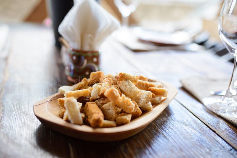 Dry Toasts on Table stock image. Image of lifestyle, diet - 70943669
