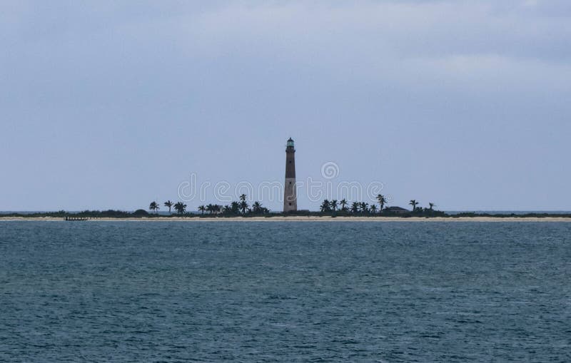 Dry Tortugas Lighthouse on Loggerhead Key Stock Photo - Image of ...