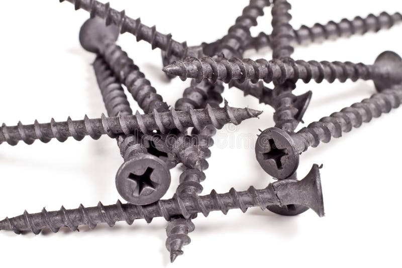 Dry wall screws stock image. Image of white, metal, tool - 20023877