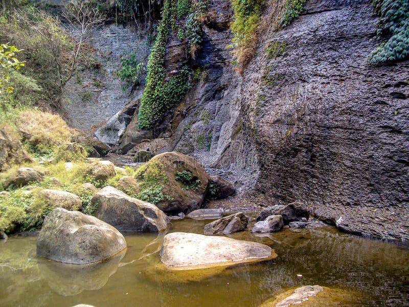 A fall trail walk stock photo. Image of colours, orange - 1135764
