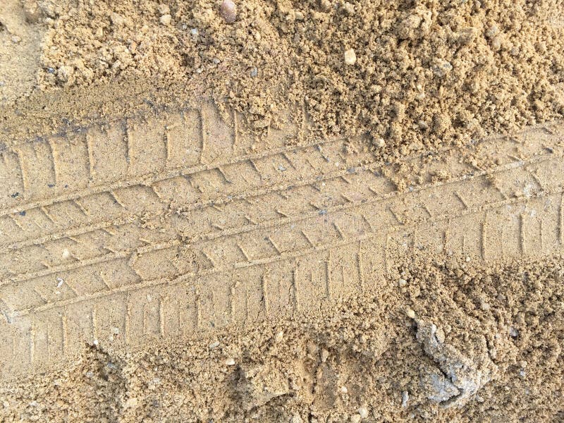 Dry Wheel Track on Dirt Soil Texture Stock Photo - Image of weathered ...