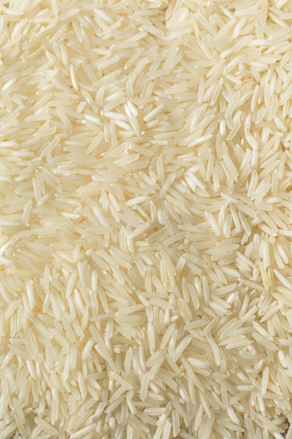 Dry White Organic Basmati Rice Stock Photo - Image of heap, pile: 235444378