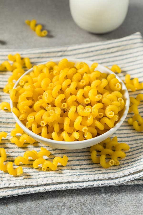 Dry Yellow Italian Cavatappi Pasta Stock Photo - Image of ingredient ...