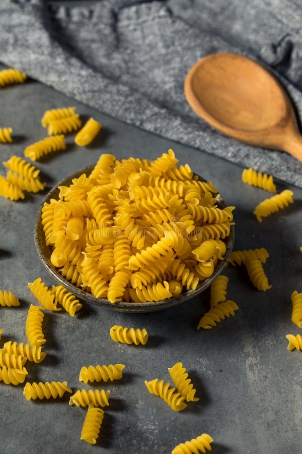 Dry rotini pasta stock image. Image of traditional, healthy - 25129615