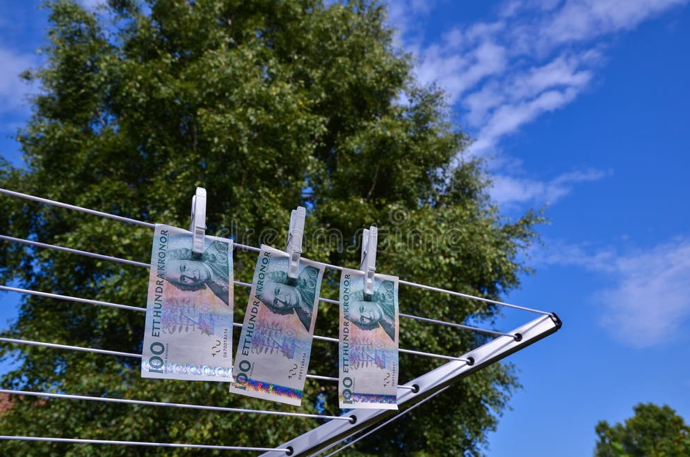 Drying bank notes stock photo. Image of moneylaundering - 32944456