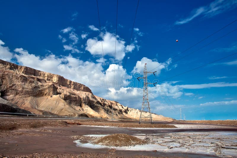 Drying Dead Sea. stock image. Image of dead, drying, desert - 36819797