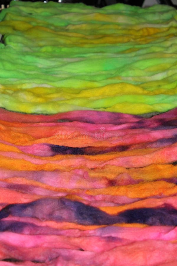 Drying dyed sheep wool stock image. Image of american - 86095341