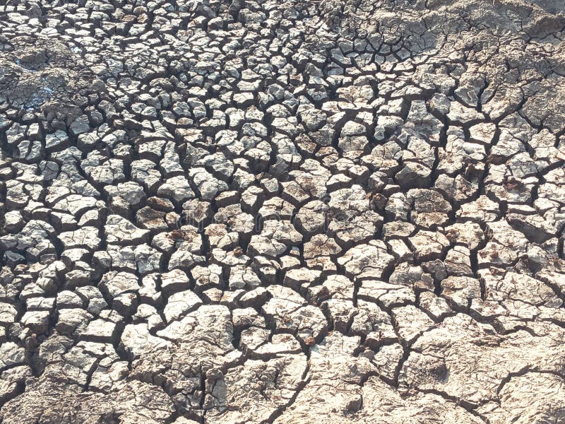 Drying Effect of Land. Cracked Texture. Stock Photo - Image of warm ...