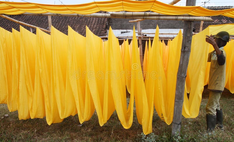 Drying fabric editorial photography. Image of indonesia - 35477502