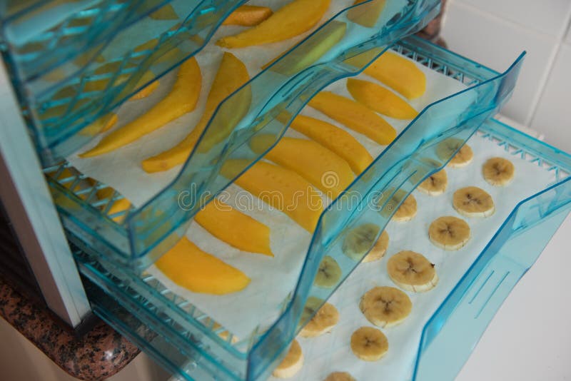 Drying Fruits in the Drying Machine Stock Photo - Image of diet, slices ...