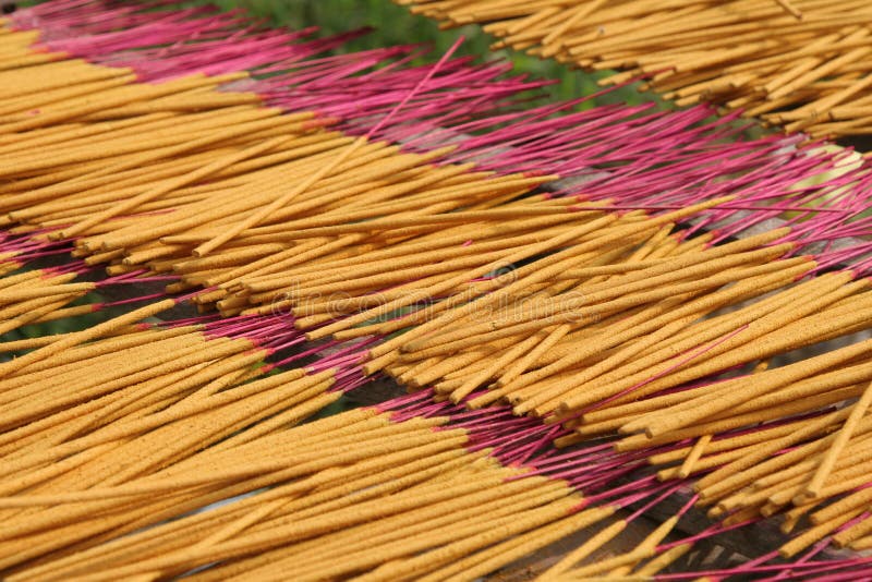 Drying incense stock photo. Image of drying, scent, vietnam - 3721046