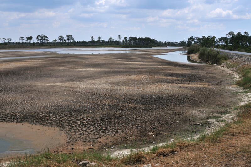 Drying lake editorial stock image. Image of arid, management - 9350634