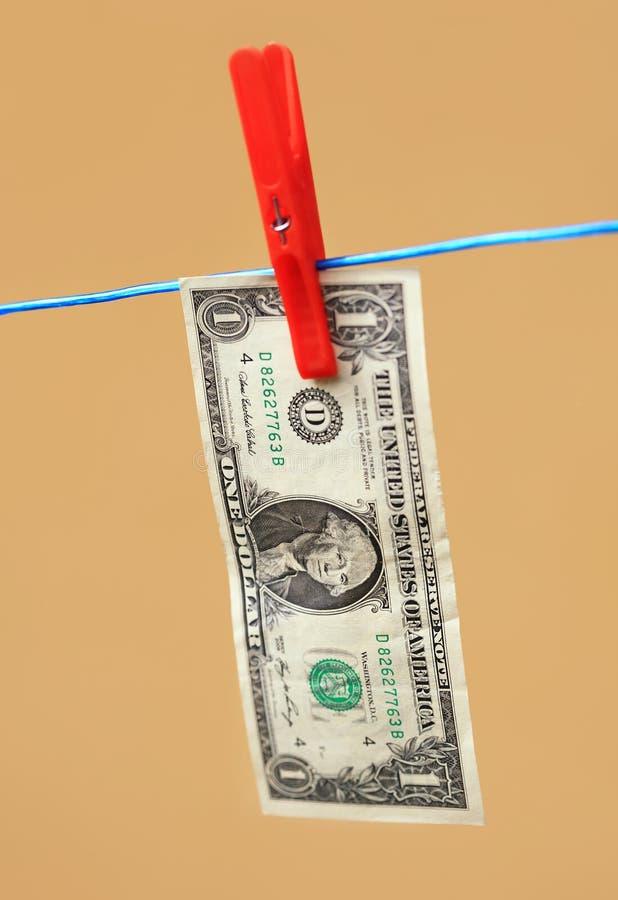 Drying of Money after Laundering Stock Photo - Image of business, money ...
