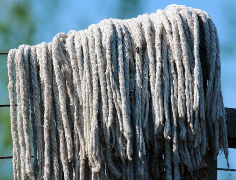 Drying mop closeup stock image. Image of domestic, home - 71223265