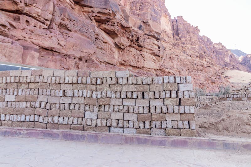 Drying Mud Bricks in Al Ula Old Town, Saudi Arab Stock Photo - Image of ...