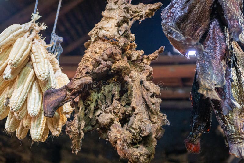 Drying Peruvian Food stock photo. Image of food, indigenous - 271082532