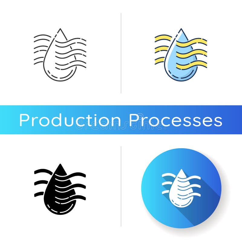 Drying Process RGB Color Icon Stock Vector - Illustration of natural ... Drying Process RGB Color Icon Stock Vector - Illustration of natural ...
