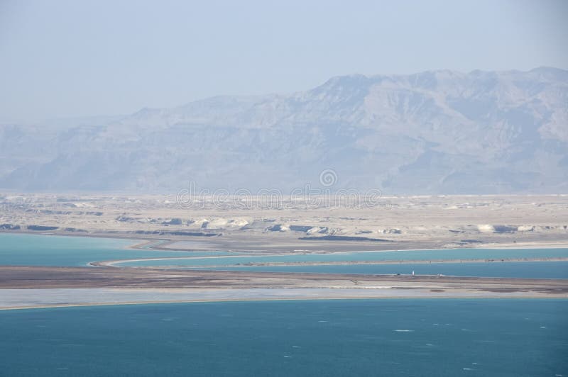 Drying up of Dead Sea . stock image. Image of lake, nature - 19117899