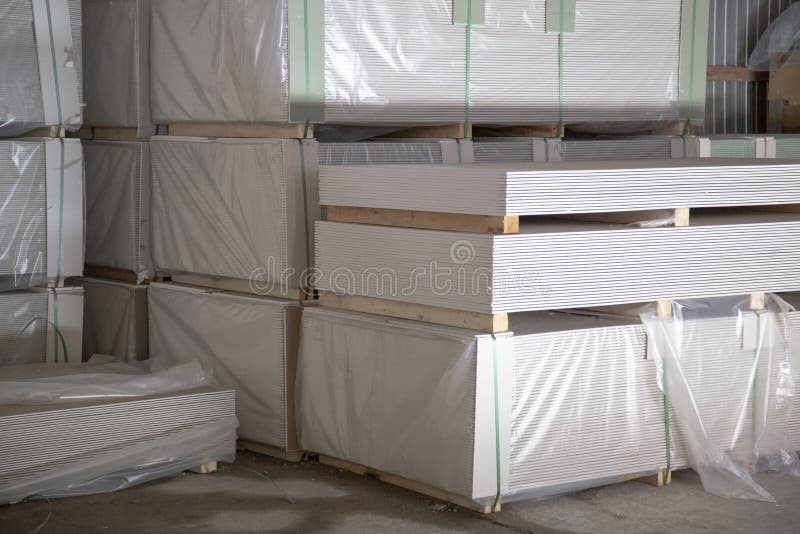 Drywall.Building material stock photo. Image of material - 198529028