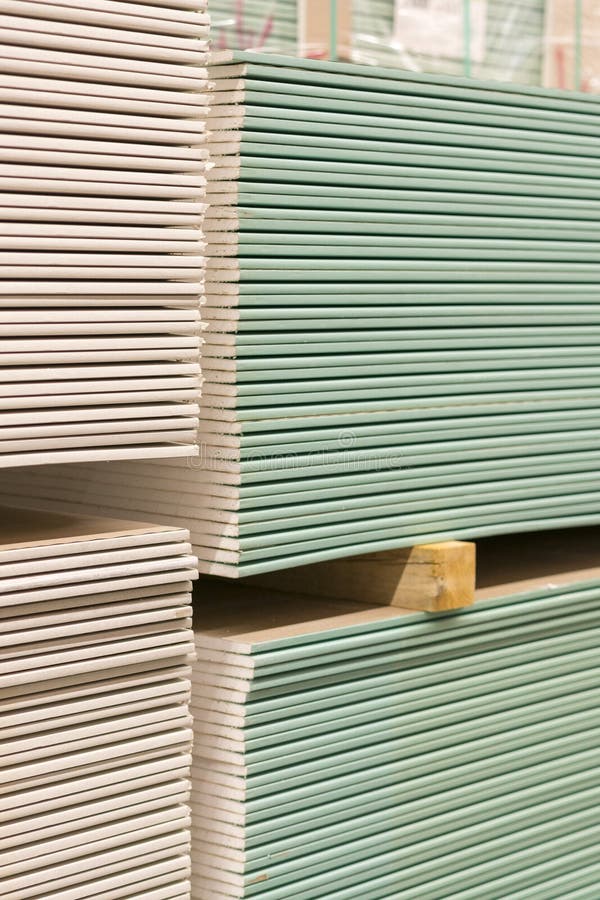 Drywall in a Hardware Store. Drywall Sheets for Repair and Construction ...