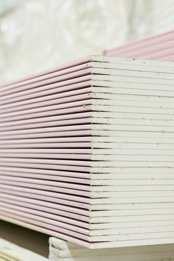 Drywall in a Hardware Store. Drywall Sheets for Repair and Construction ...