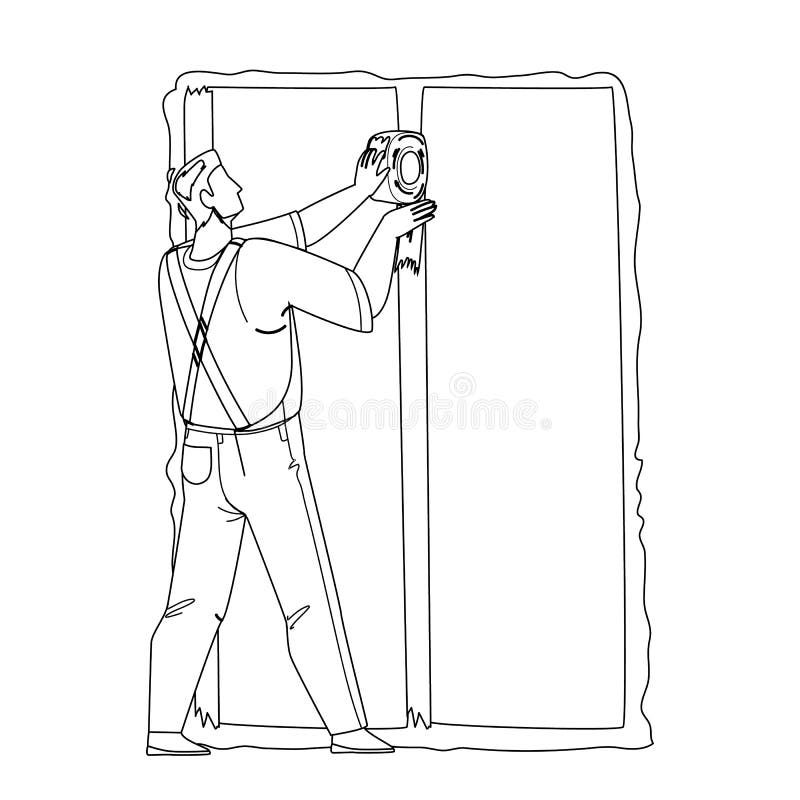 Drywall Tape Stock Illustrations – 112 Drywall Tape Stock Illustrations ...