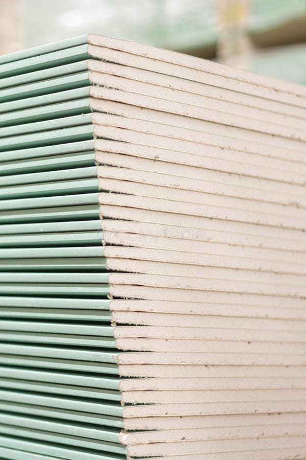 Drywall Racks in a Hardware Store. Repair and Construction Concept ...