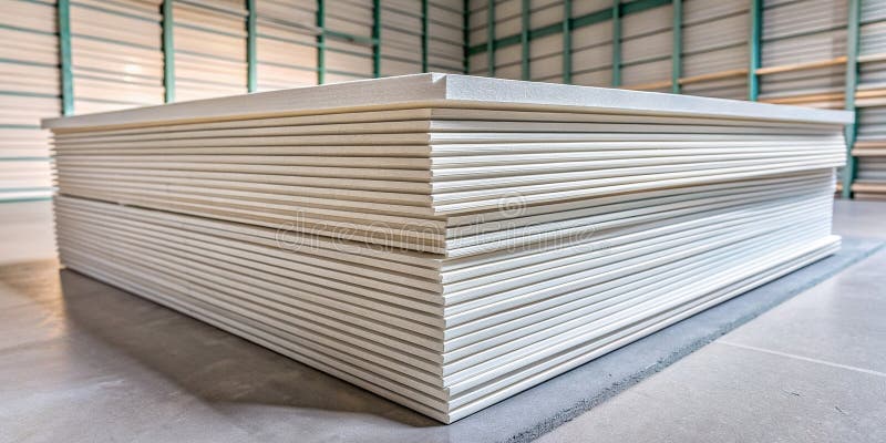 Drywall Sheets are Stacked on Top of Each Other Building Material AI ...
