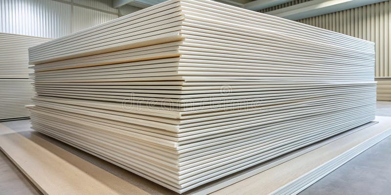 Drywall Sheets are Stacked on Top of Each Other Building Material AI ...
