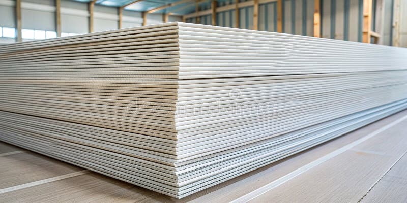 Drywall Sheets are Stacked on Top of Each Other Building Material ...