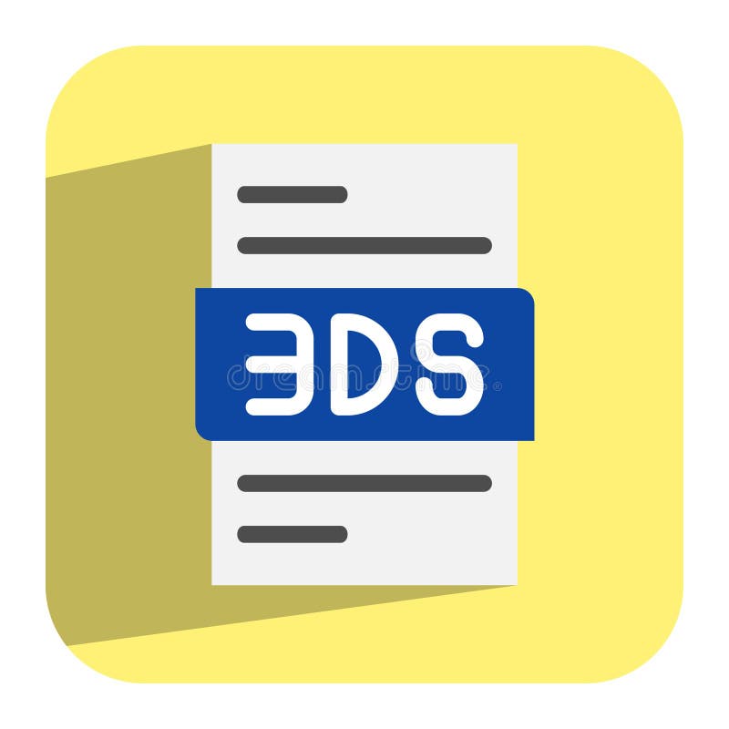 3ds Document Illustrator File Type Format Icons, Extension Symbol ...