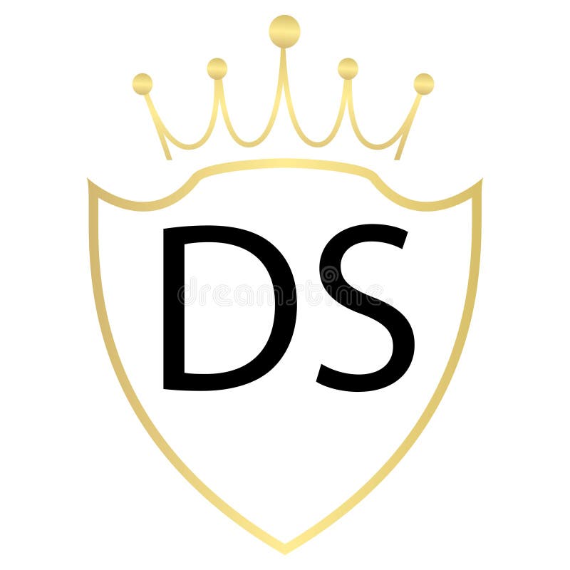 DS Letter Logo Design with Simple Style Stock Vector - Illustration of ...