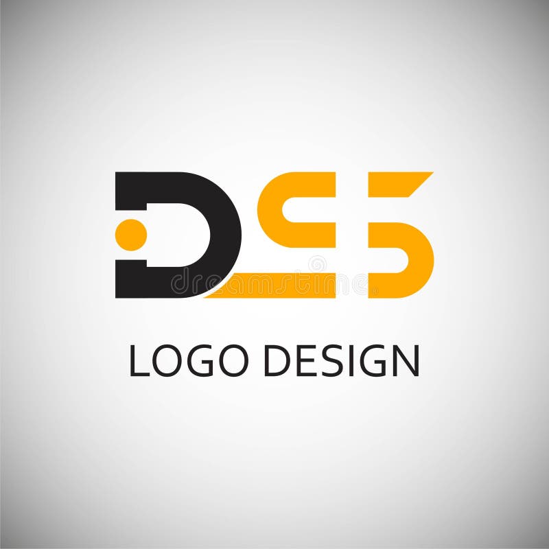 Ds Letter for Simple Logo Design Stock Vector - Illustration of ...