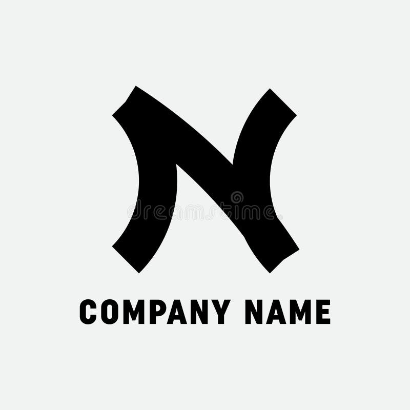 Letter N Icon Logo Design Element Template Stock Illustration ...