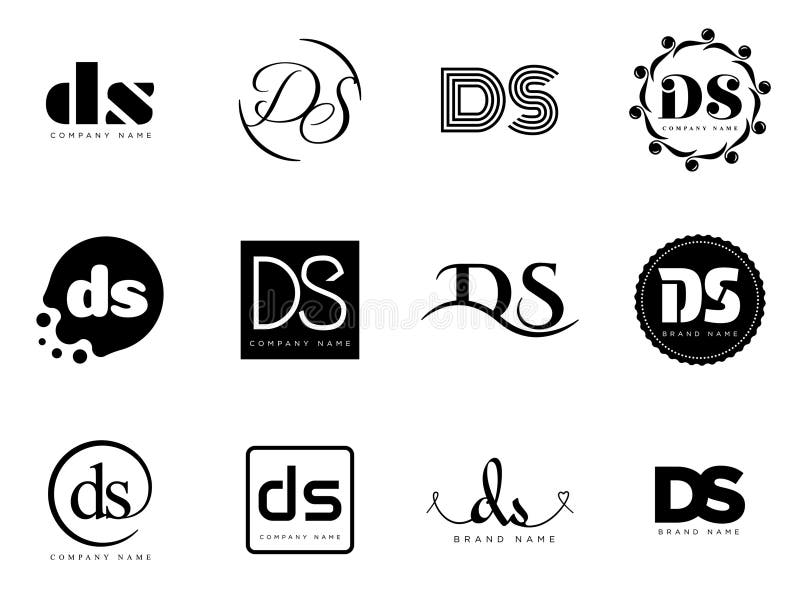 DS Logo Company Template. Letter D and S Logotype Stock Vector ...