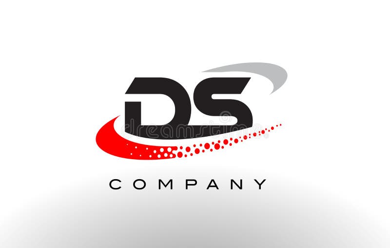 Ds Letter Logo Design Creative Modern Trendy Typography Stock ...