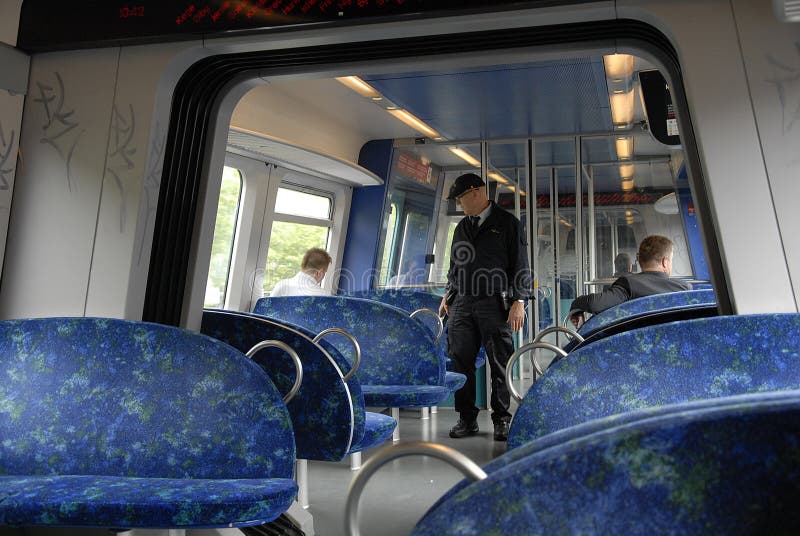 DSB TICKET CONDUCTOR editorial photography. Image of finance - 73687367