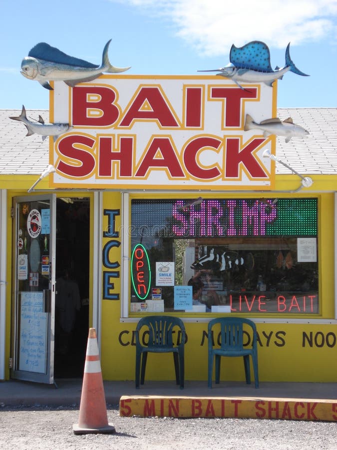 Shrimp today Bait Shack editorial stock photo. Image of starts - 235806318