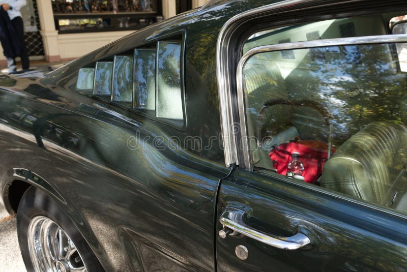 Ford Mustang Fastback 1965. Side View. Ventilation Window. Editorial ...
