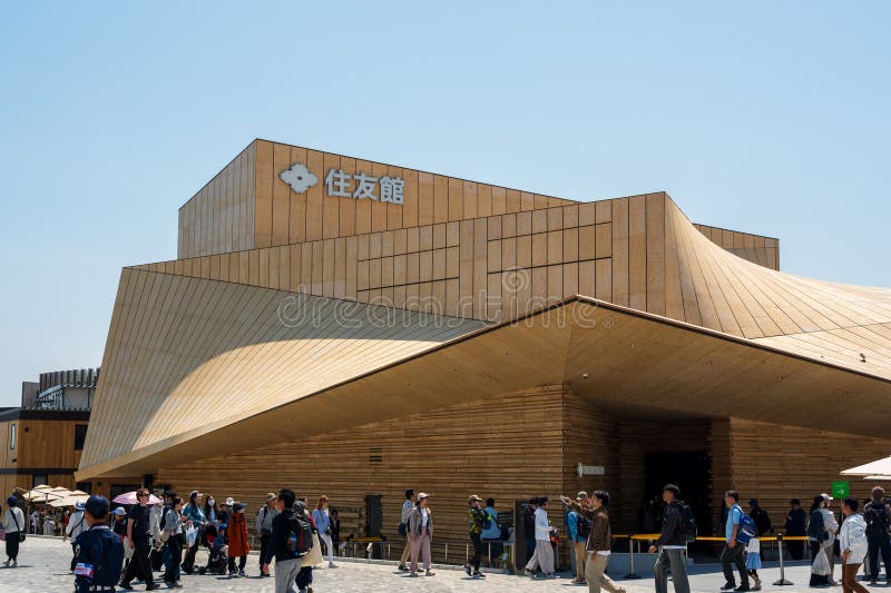 Architectural Exterior of the Sumitomo Pavilion at Expo 2025 Osaka ...